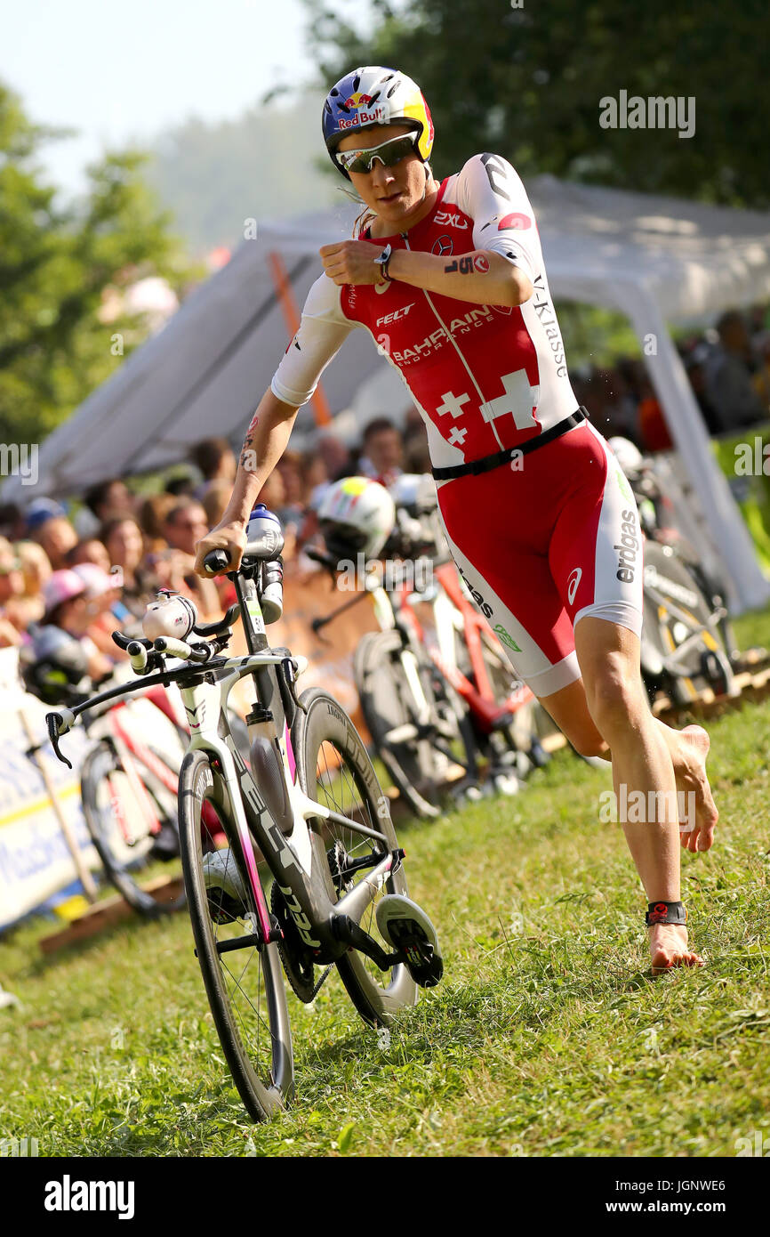 Hilpoltstein, Germany. 9th July, 2017. Swiss athlete Daniela Ryf ...
