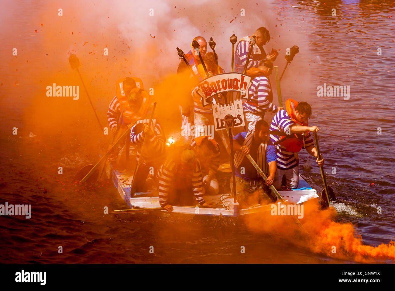 Lewes bonfire societies hi-res stock photography and images - Alamy