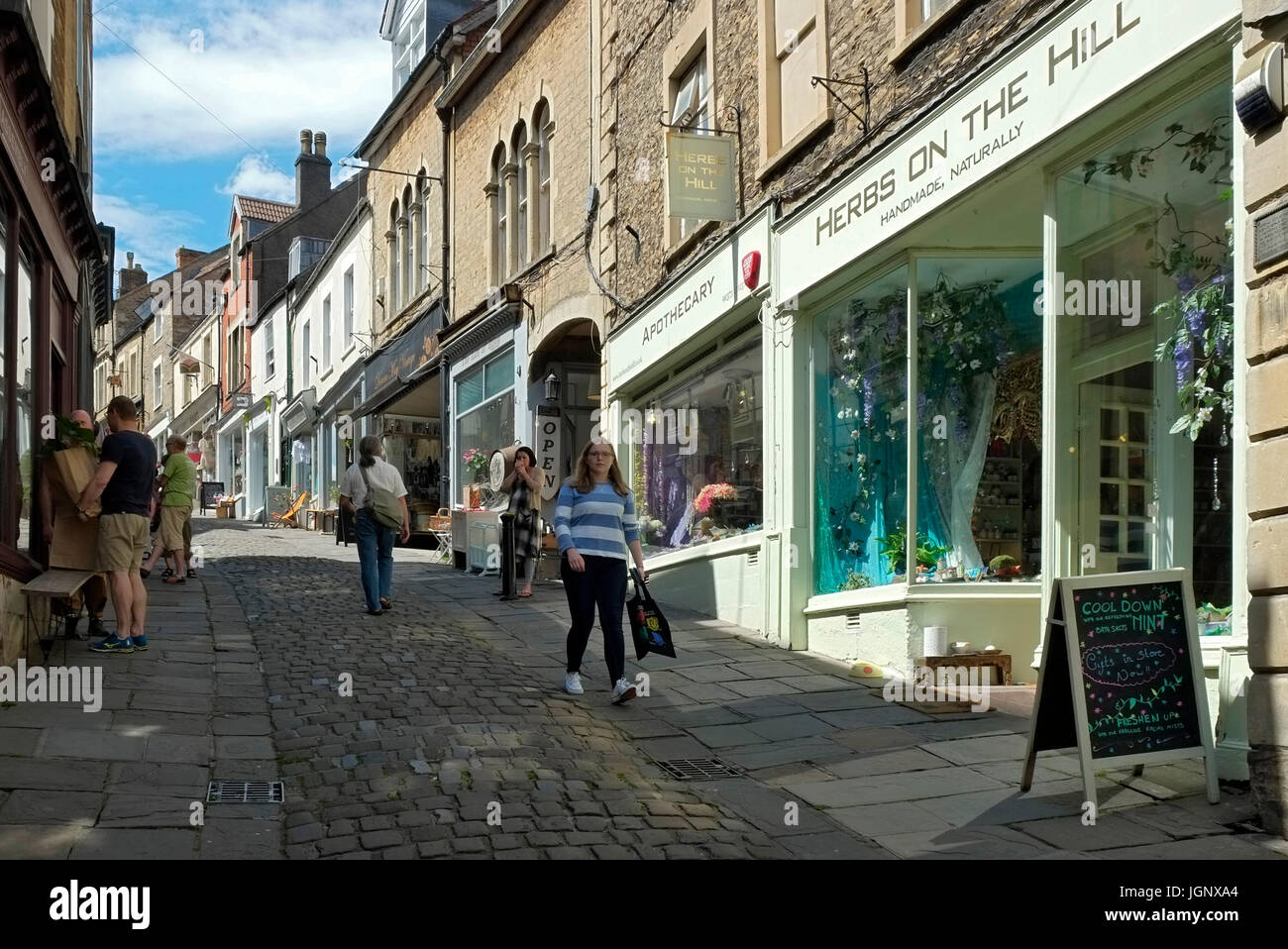 Frome High Street Somerset Uk High Resolution Stock Photography and ...