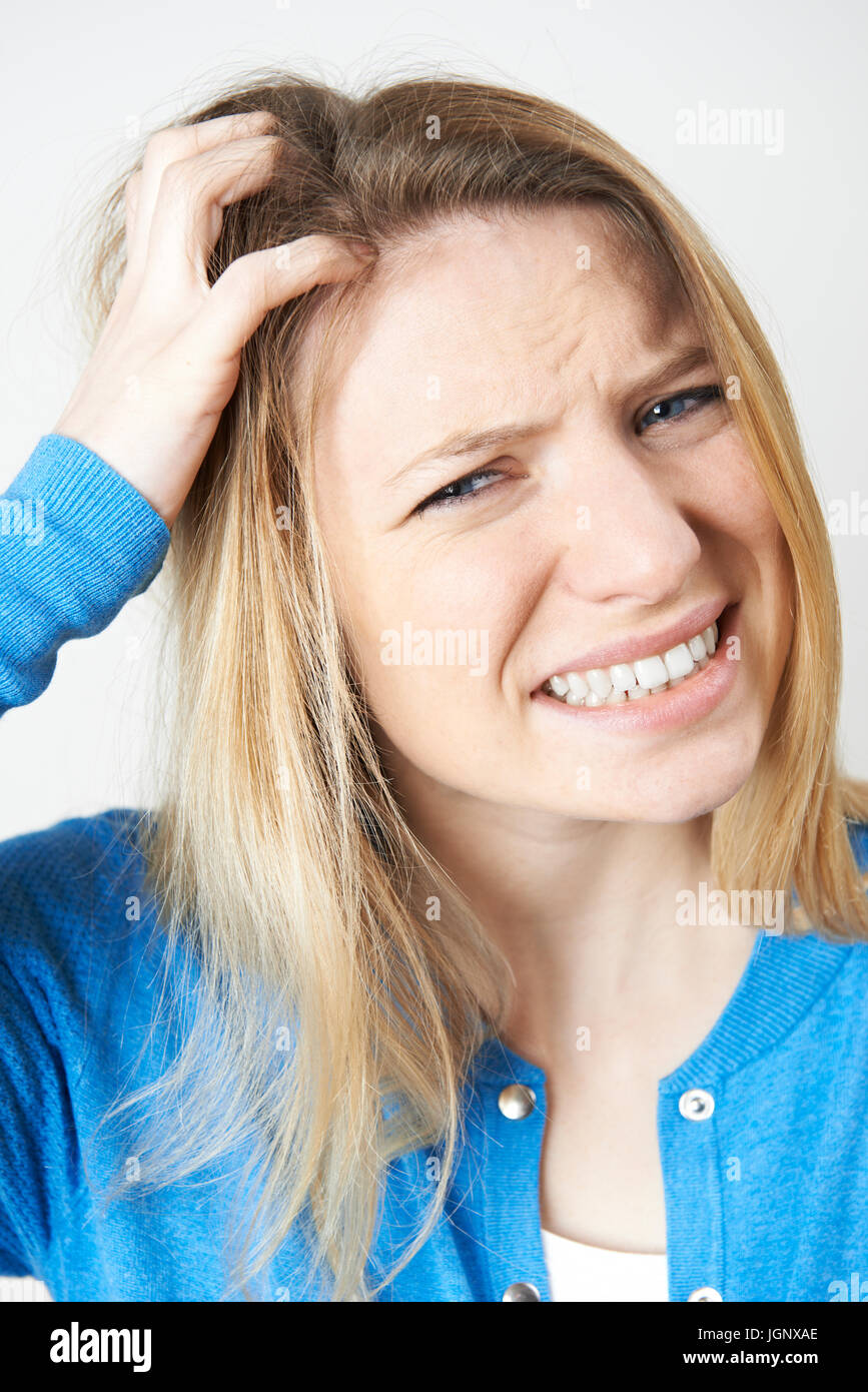 Head lice dermatitis hi-res stock photography and images - Alamy