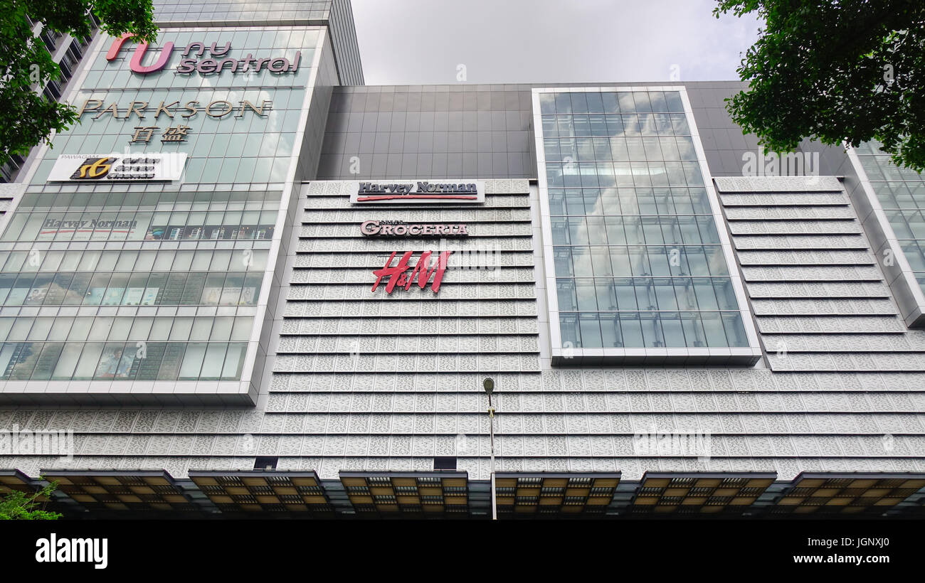 Kuala Lumpur, Malaysia - Jan 17, 2017. KL Sentral Shopping Mall in ...