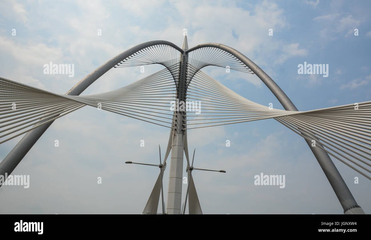 Putrajaya, Malaysia - Jul 7, 2015. Top of Seri Perdana Bridge in ...