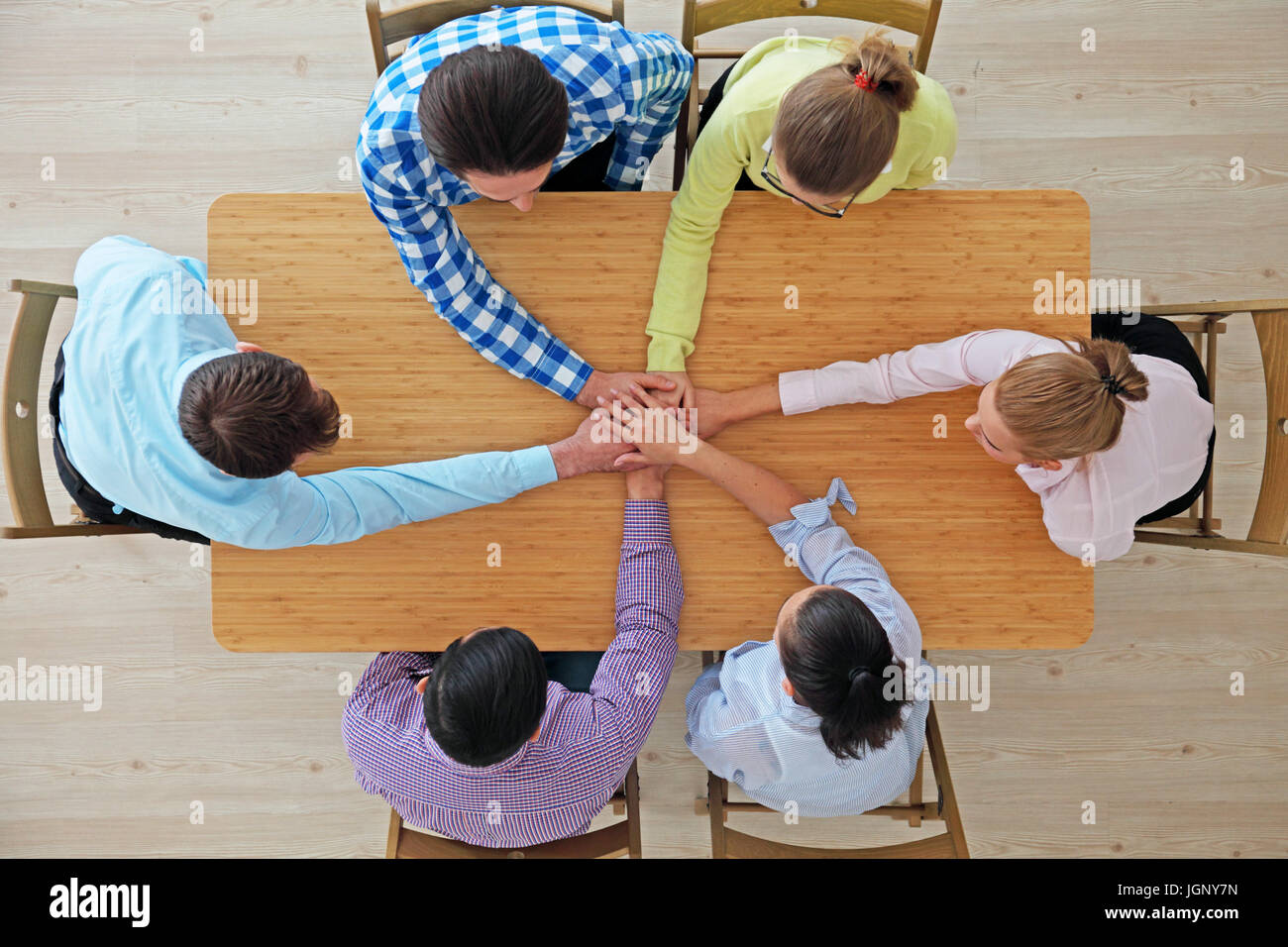 Stack hands business startup teamwork hi-res stock photography and ...