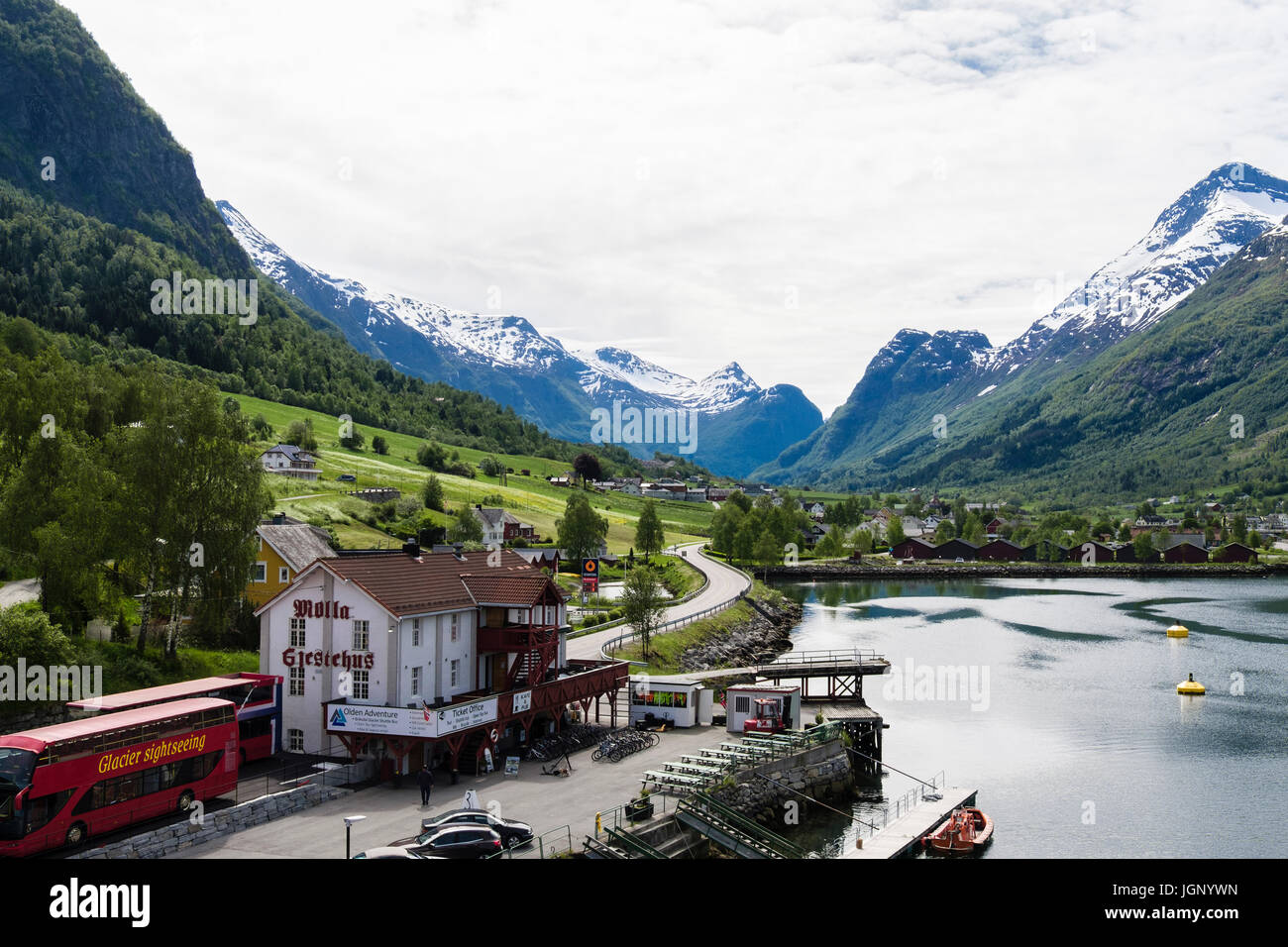 Olden glacier hi-res stock photography and images - Alamy