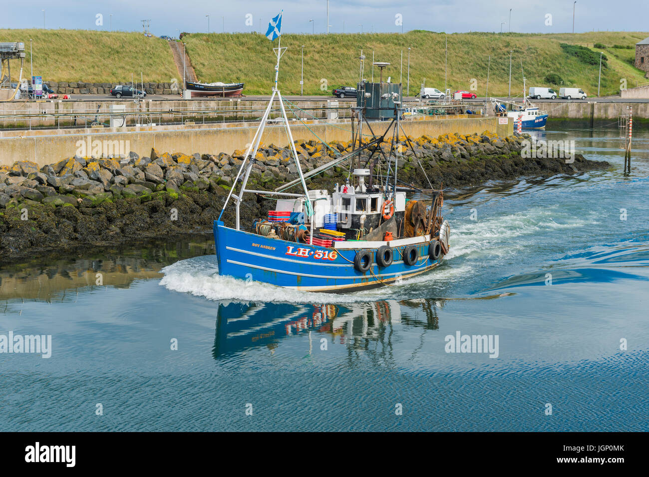 Eyemouth scotland fishing boat hi-res stock photography and images - Alamy
