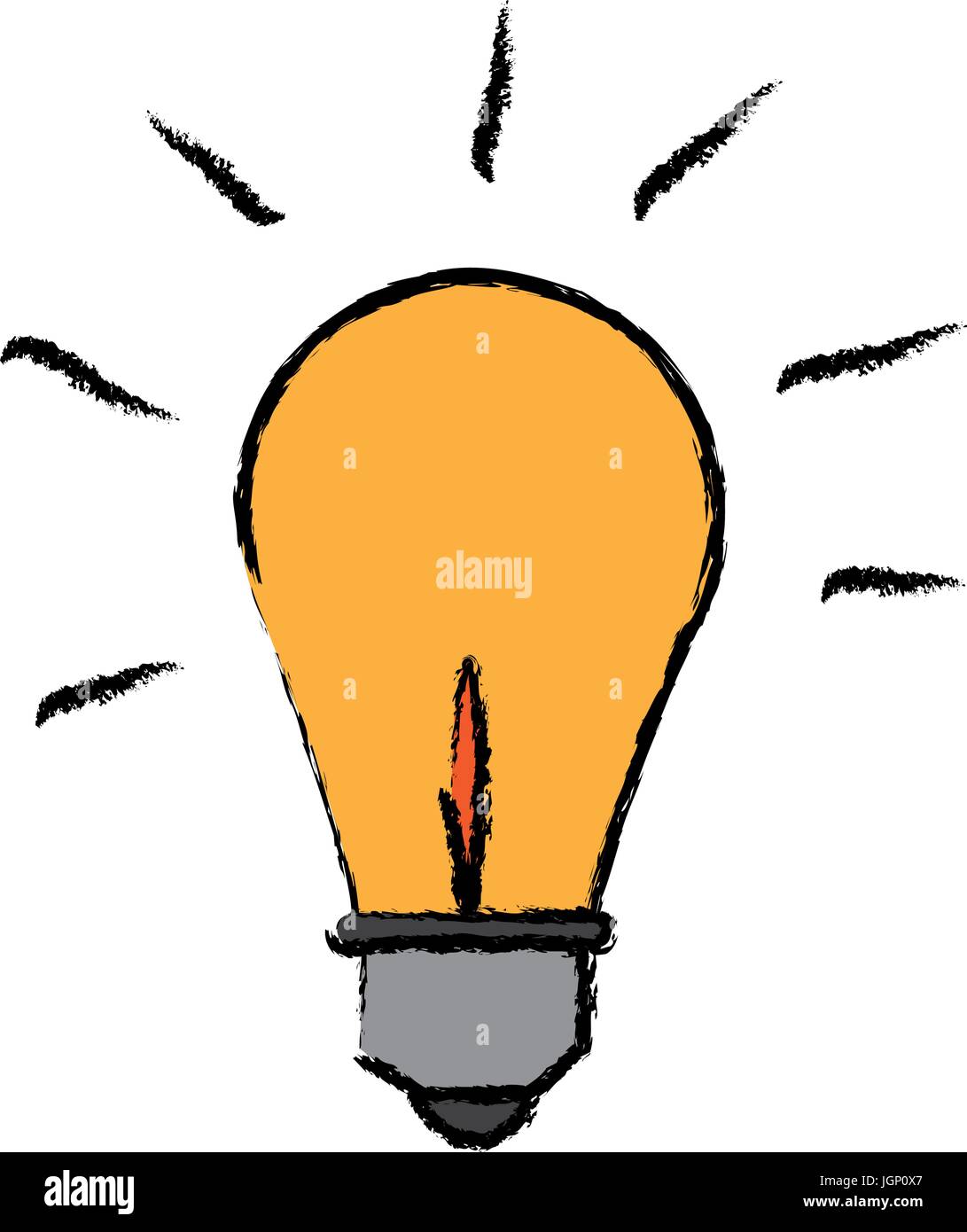 light bulb idea creativity innovation think concept Stock Vector Image ...