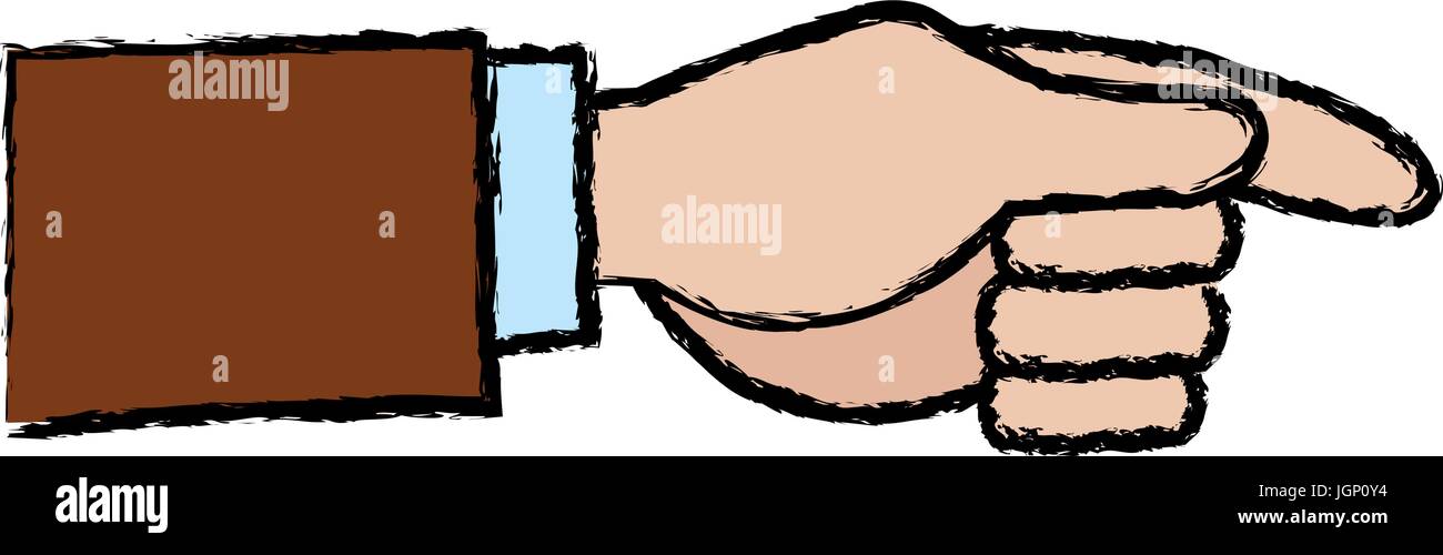 businessman hand pointing up gesture Stock Vector Image & Art - Alamy