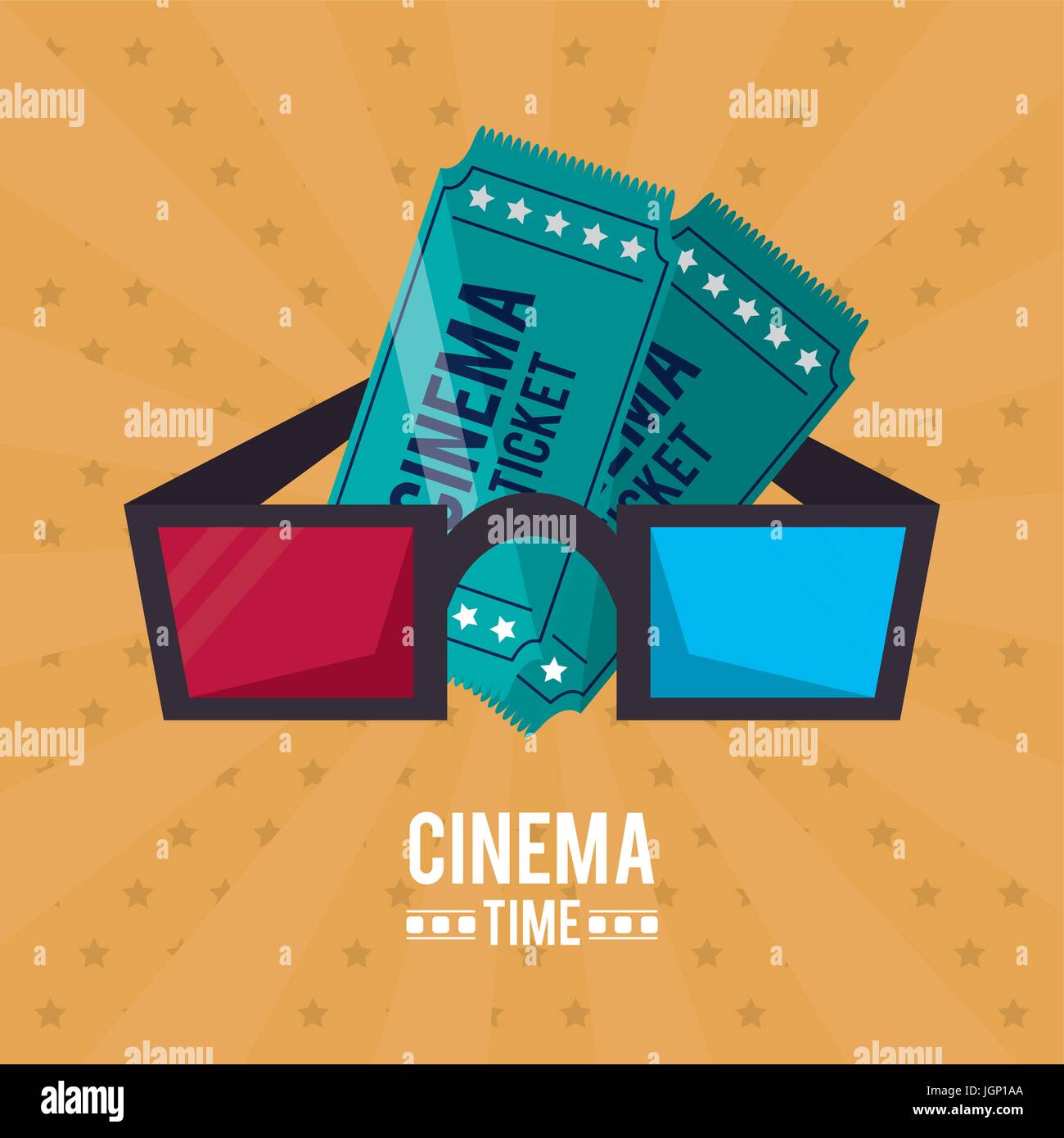 Clapperboard movie tickets 3d Stock Vector Images - Alamy