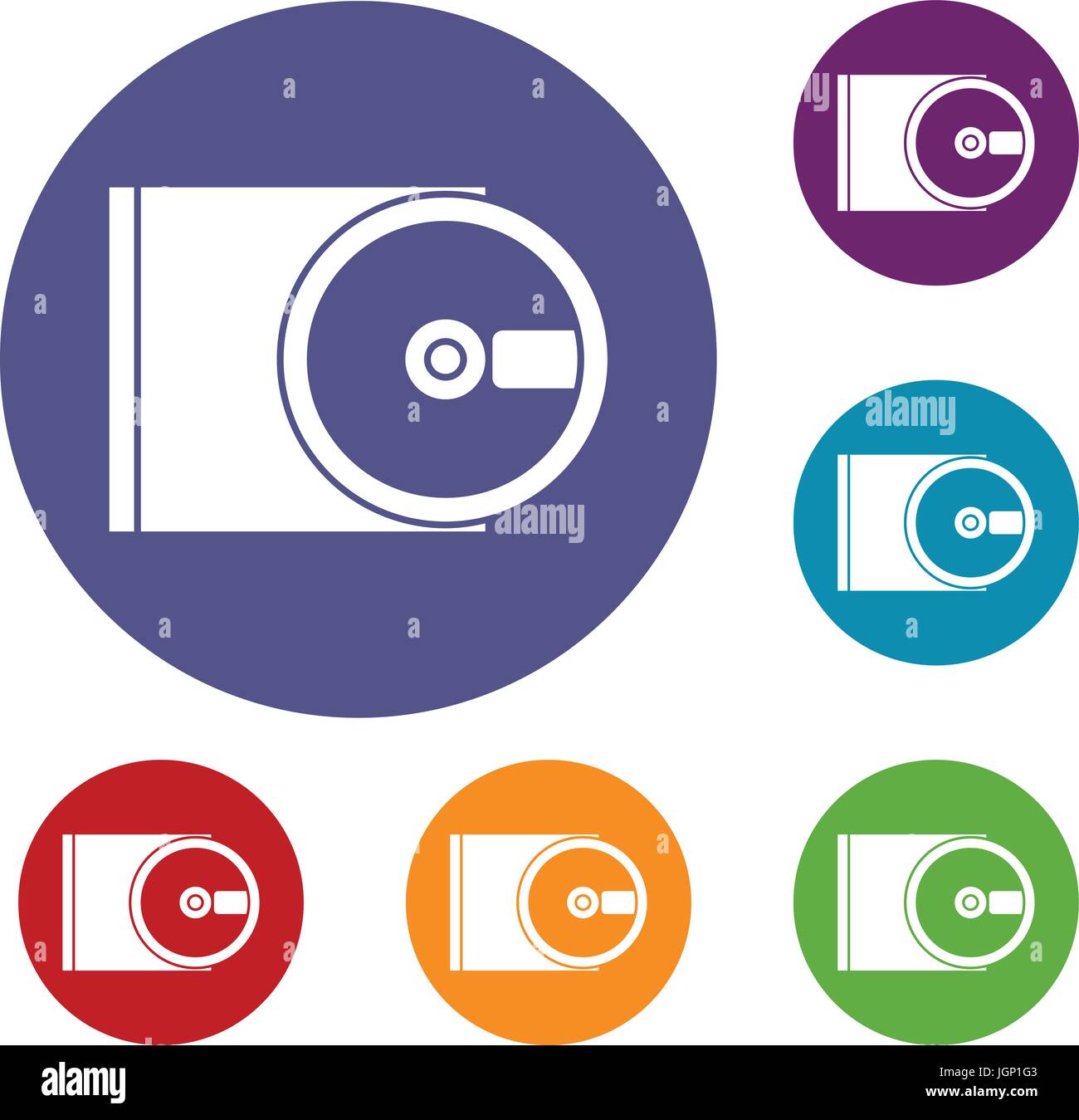 DVD drive open icons set Stock Vector Image & Art - Alamy