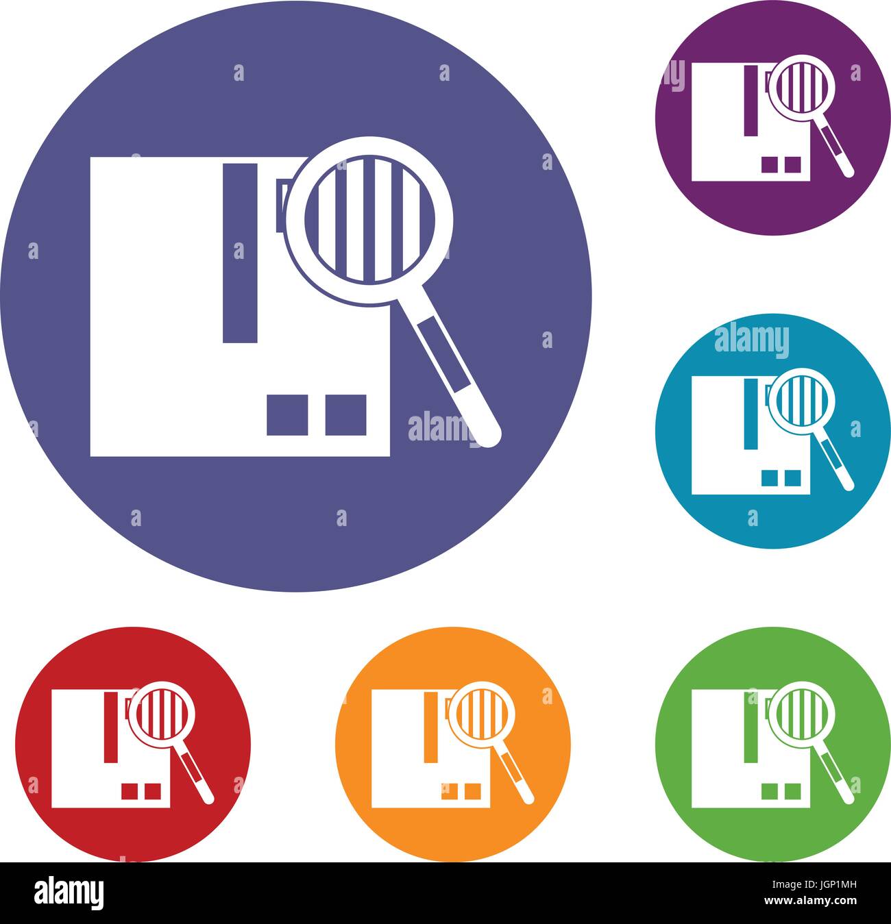 Quality control icons set Stock Vector Image & Art - Alamy