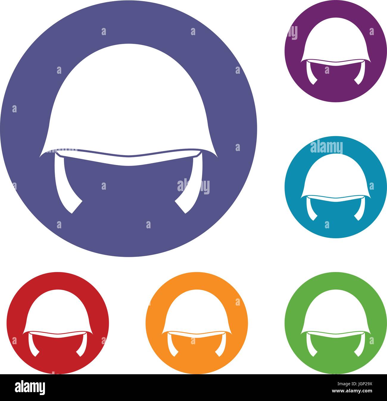 Military helmet icons set Stock Vector Image & Art - Alamy