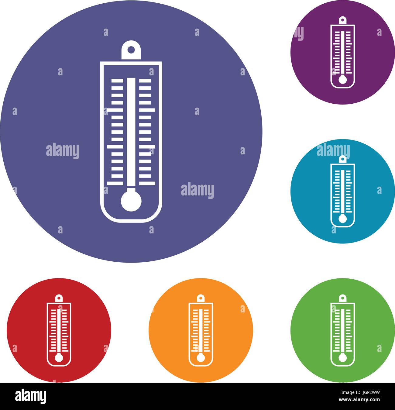 Thermometer icons set Stock Vector Image & Art - Alamy