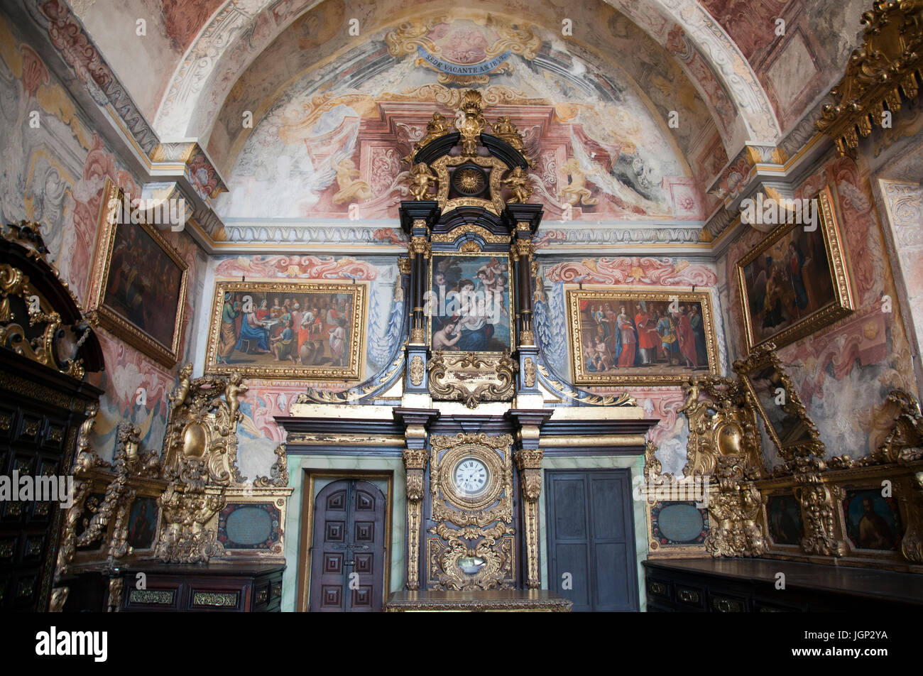 Room Interior at Chapter House at Sé Cathderal in Porto - Portugal ...