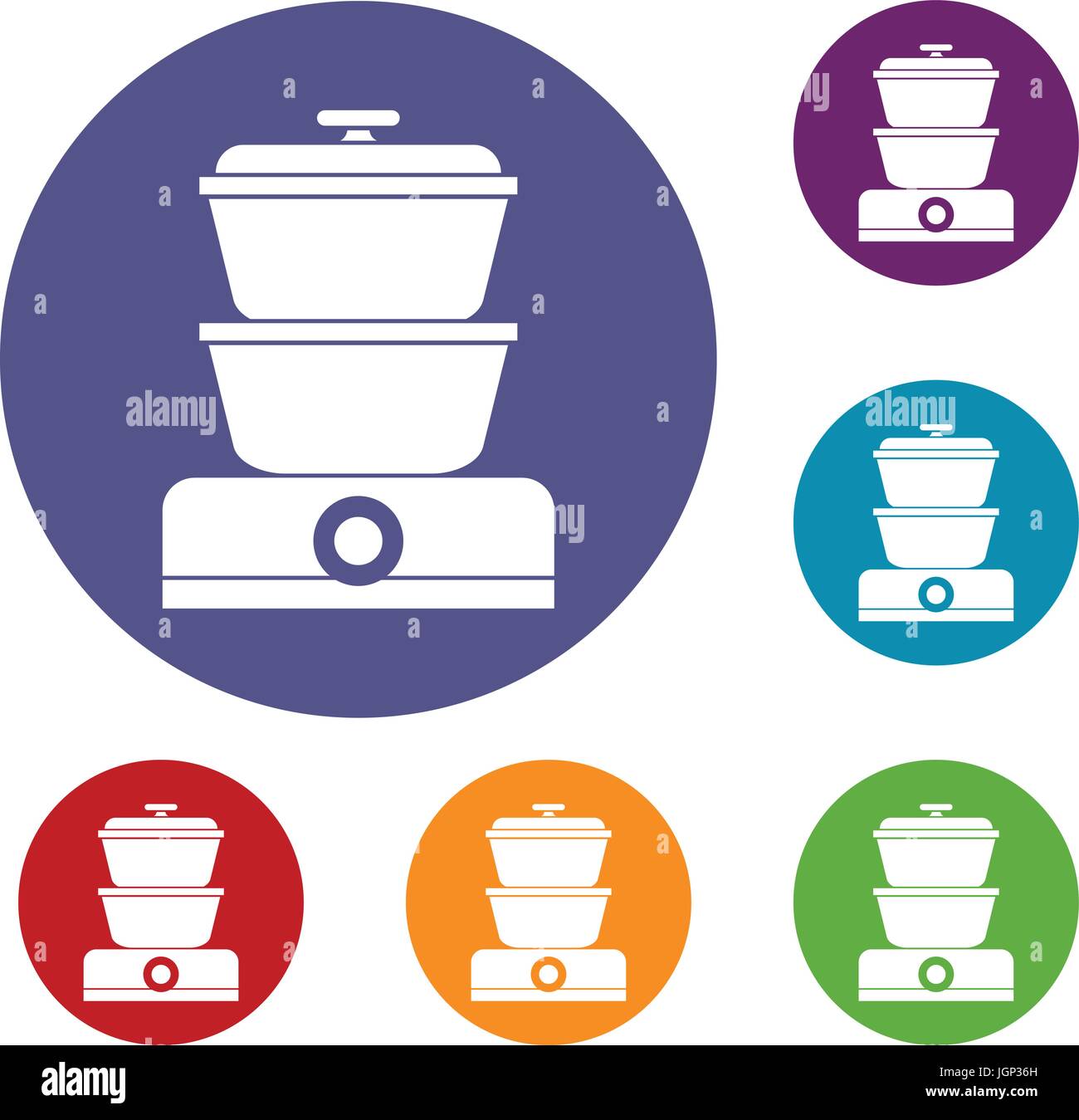 Steamer icons set Stock Vector Image & Art - Alamy