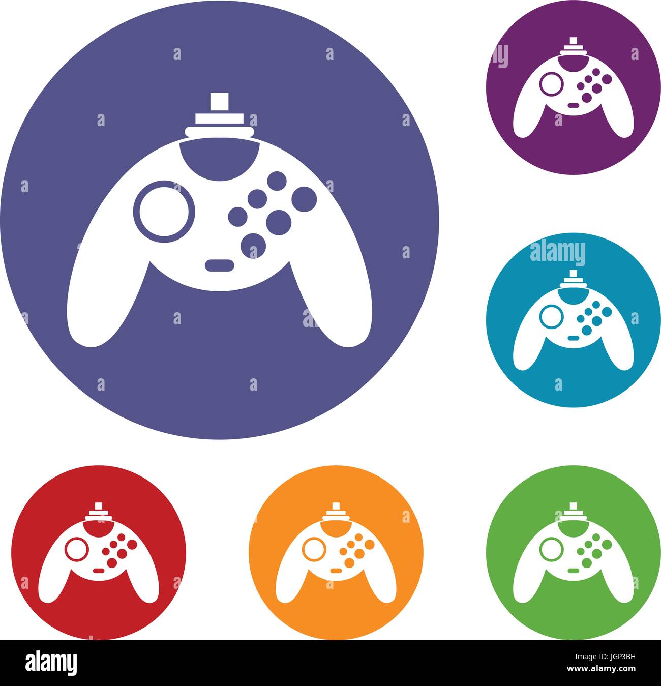Gamepad icons set Stock Vector Image & Art - Alamy