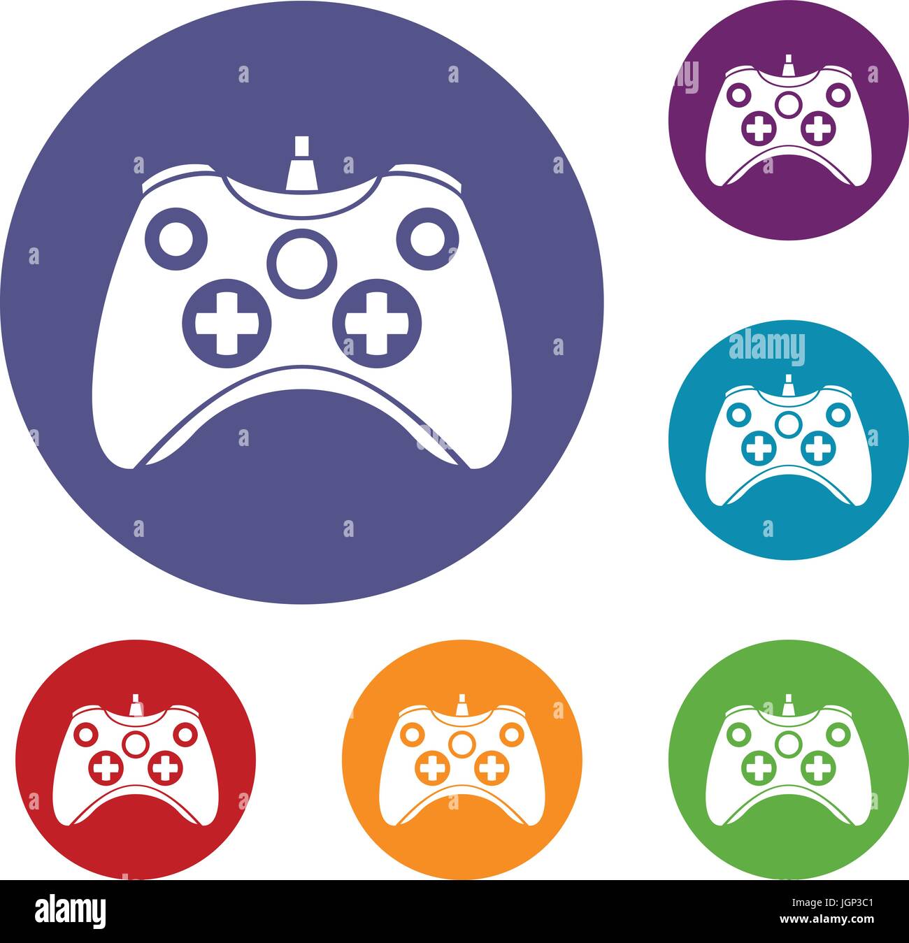 Video game controller icons set Stock Vector Image & Art - Alamy