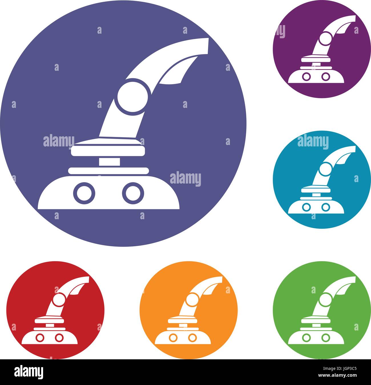 Joystick icons set Stock Vector Image & Art - Alamy