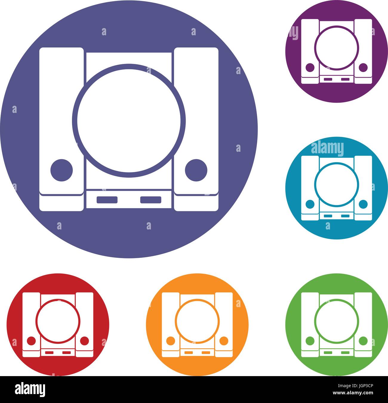 Playstation icon blue vector hi-res stock photography and images - Alamy