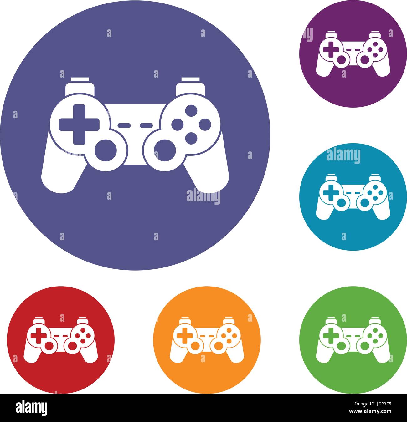 Game controller icons set Stock Vector Image & Art - Alamy