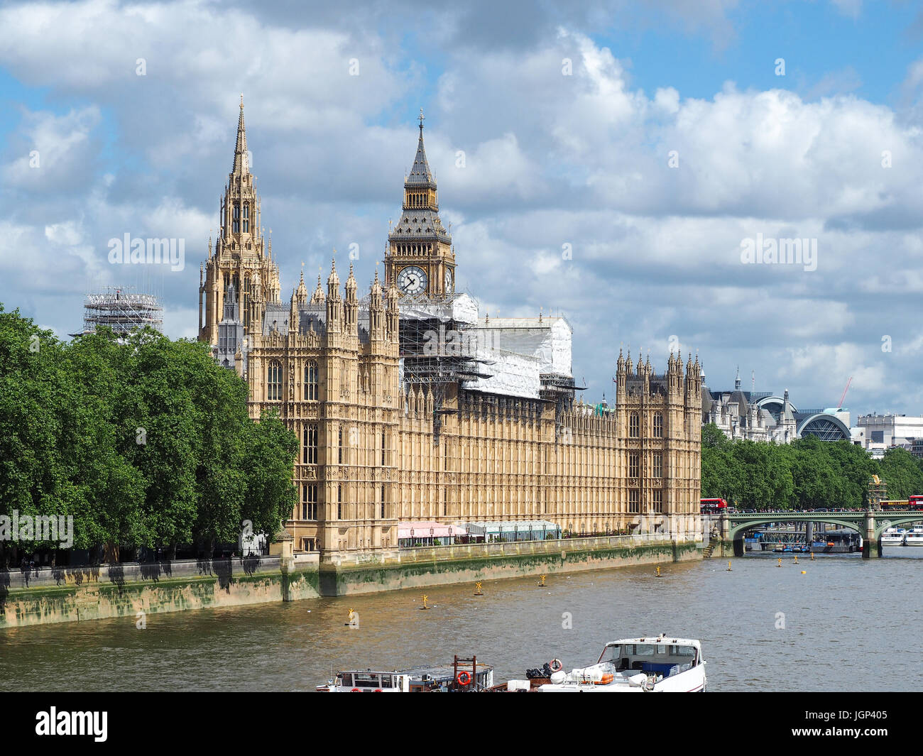 Elizabeth Tower with Big Ben bell inside, Palace of Westminster in ...