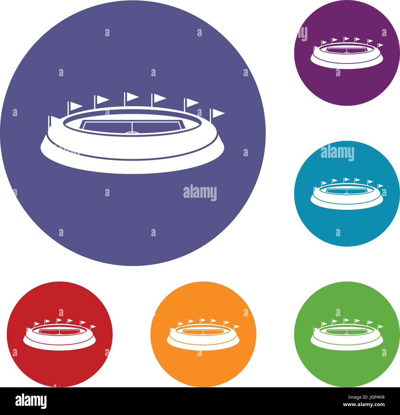 Stadium icons set Stock Vector Image & Art - Alamy