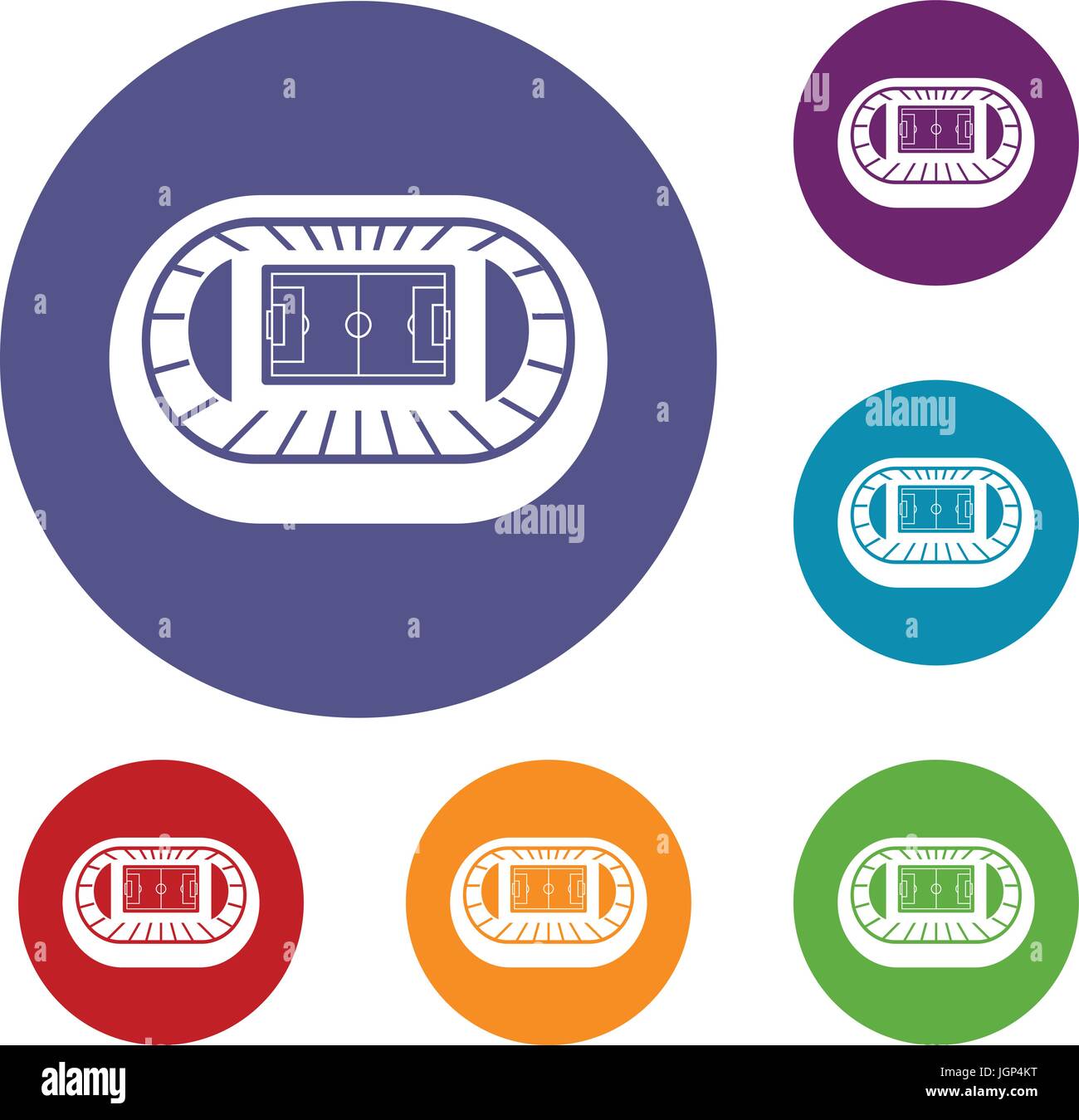 Stadium top view icons set Stock Vector Image & Art - Alamy