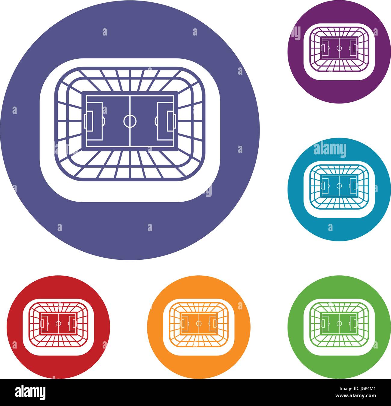 Stadium top view icons set Stock Vector Image & Art - Alamy