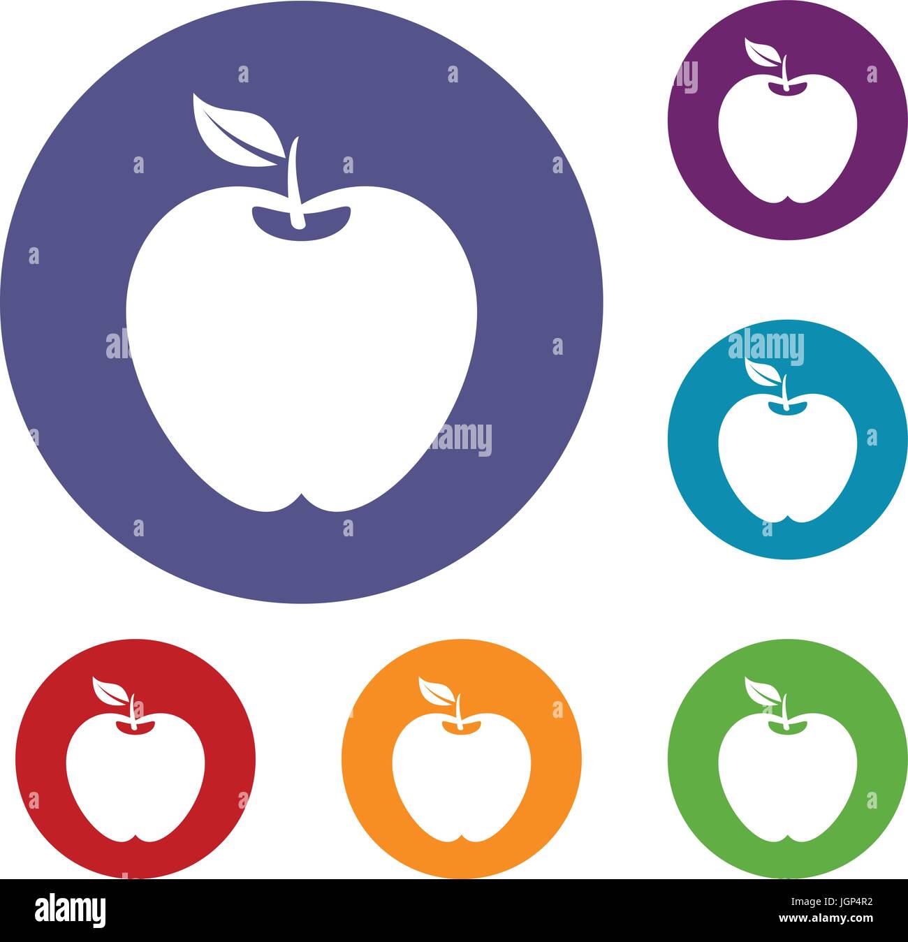 Tasting apple Stock Vector Images - Alamy