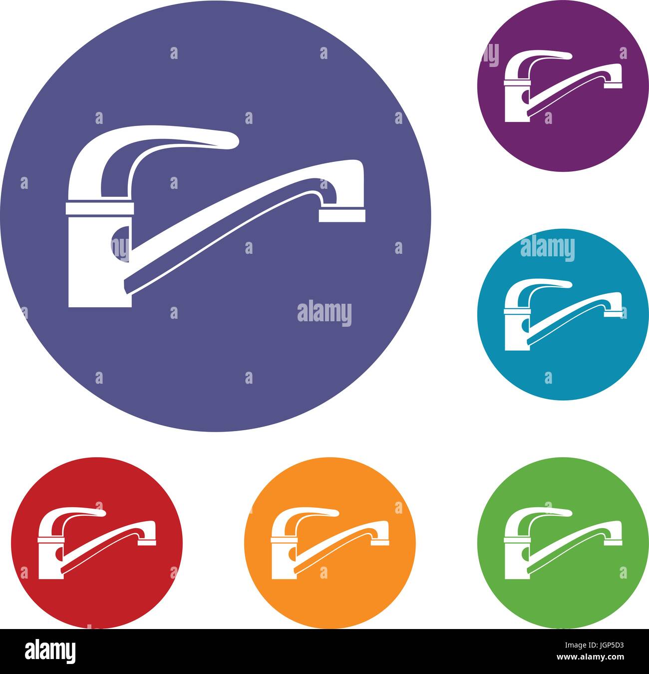 Water tap icons set Stock Vector Image & Art - Alamy