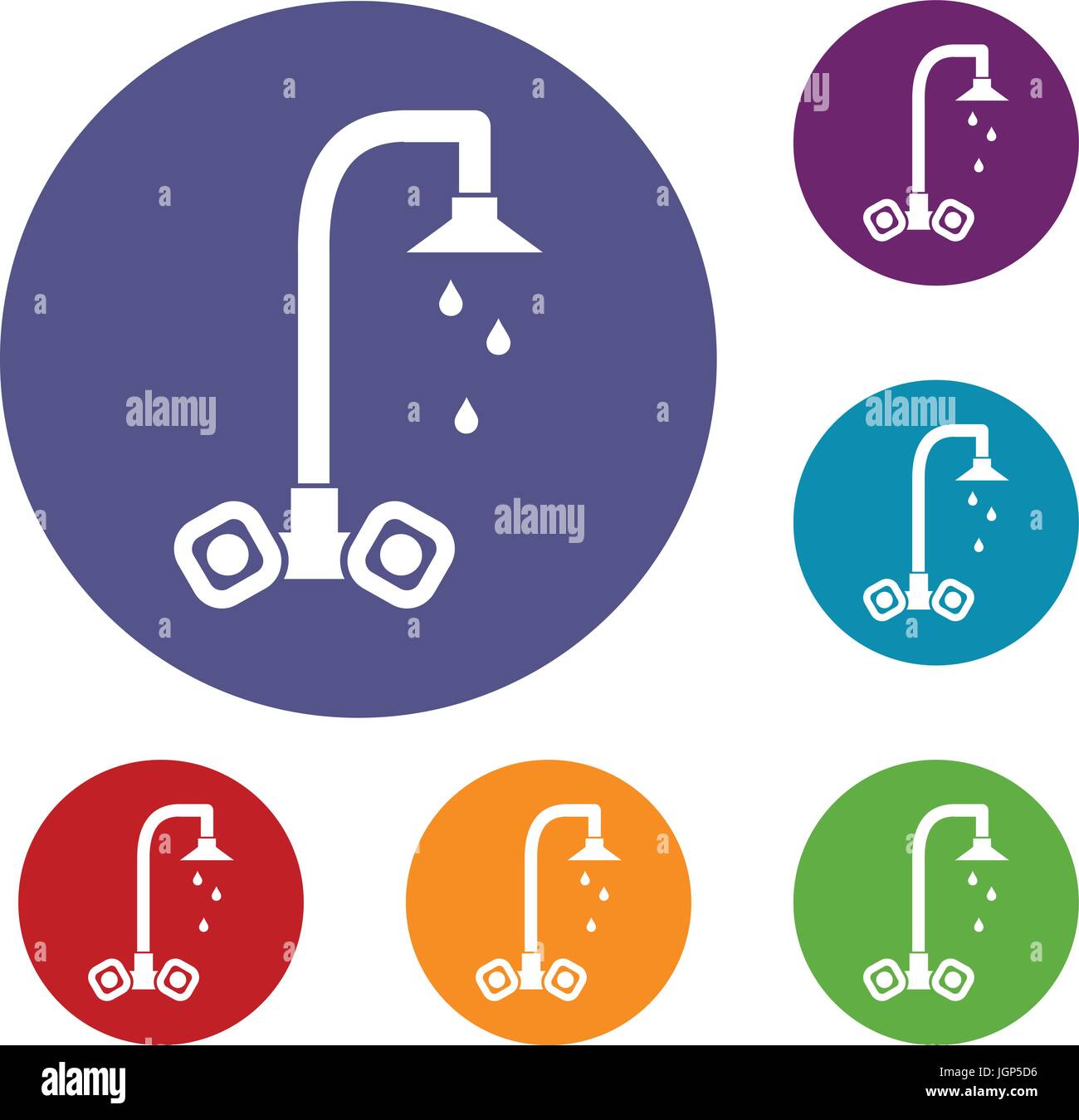 Dripping tap icons set Stock Vector Image & Art - Alamy