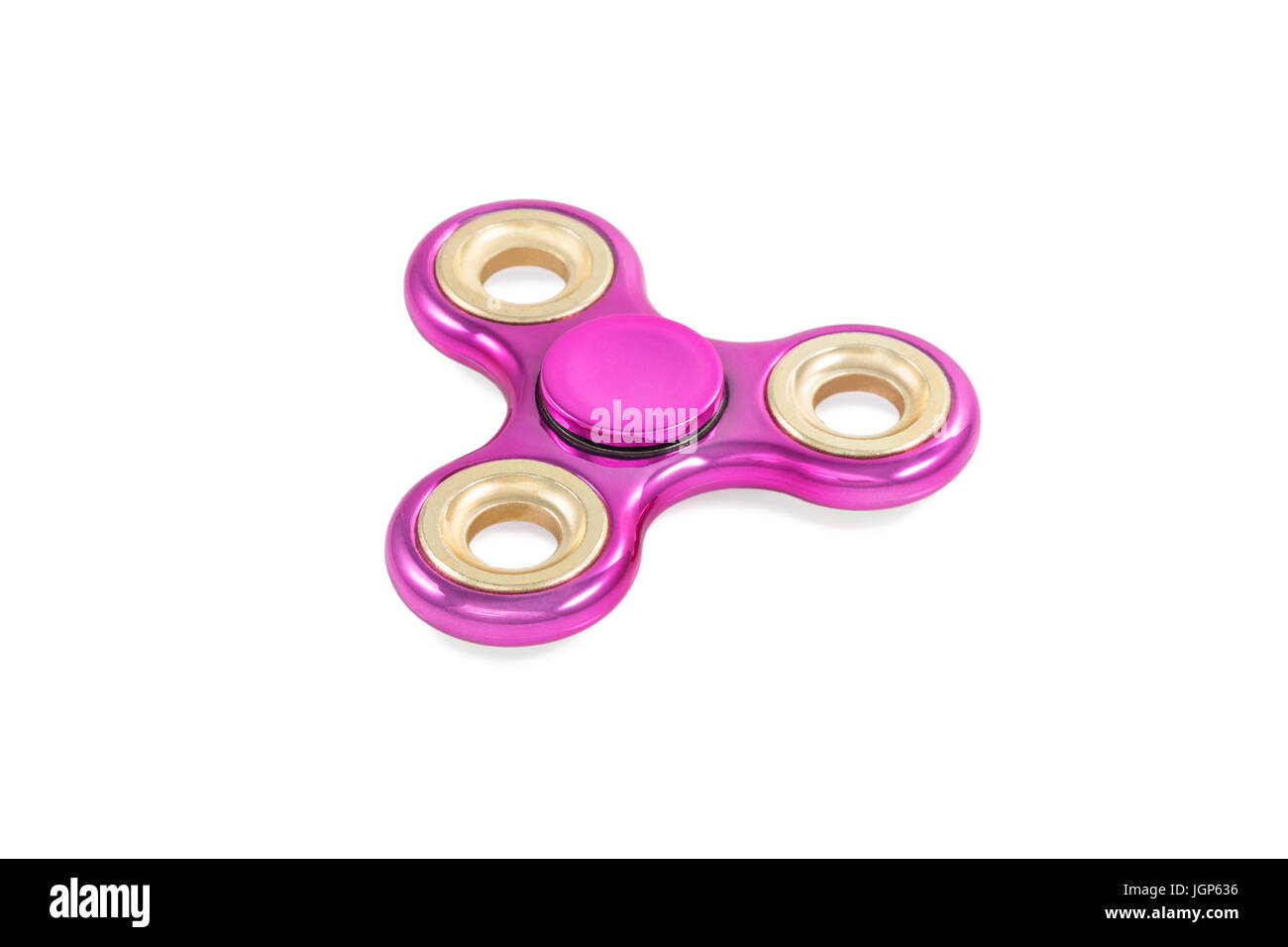 Pink spinner on white Stock Photo - Alamy