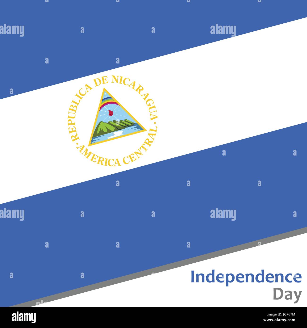 Nicaragua independence day Stock Vector Image & Art - Alamy