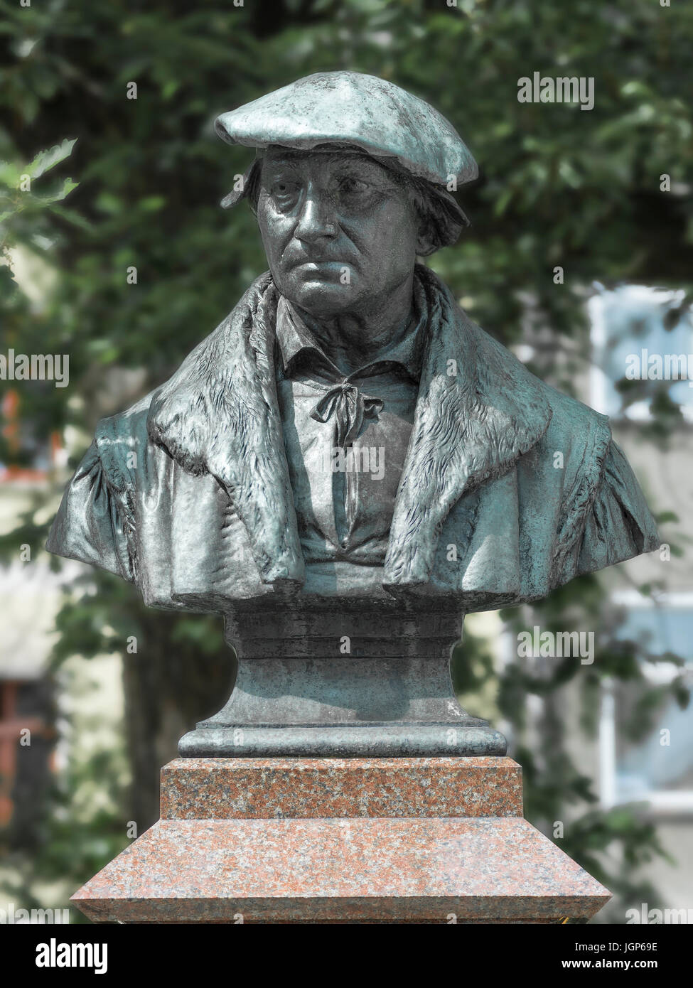 Monument to Johannes Bugenhagen, 1485-1558, important reformer on ...