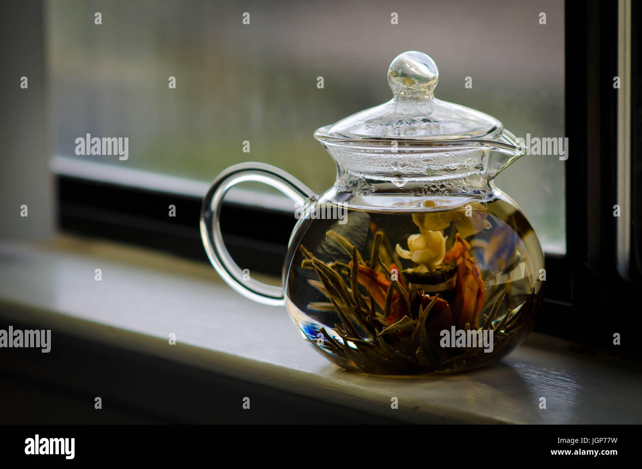Blooming flower tea hi-res stock photography and images - Alamy