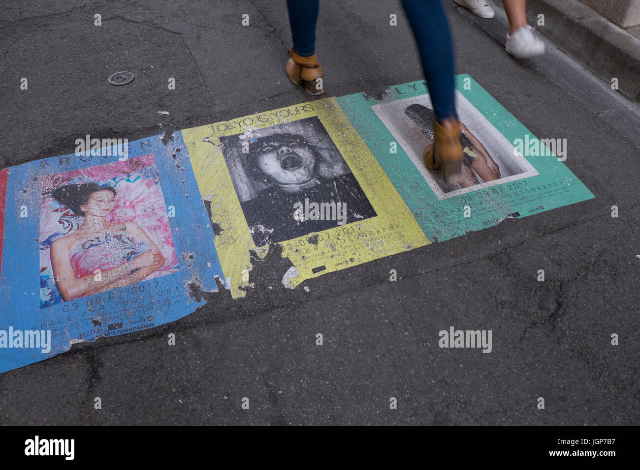 Visitors to the Rencontres d'Arles famous annual photography festival ...