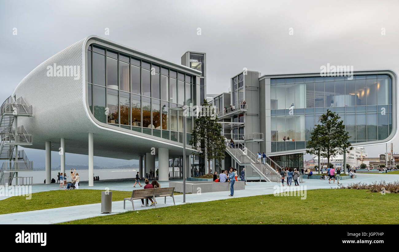 Center Botin, in the city of Santander, Cantabria, Spain Stock Photo ...