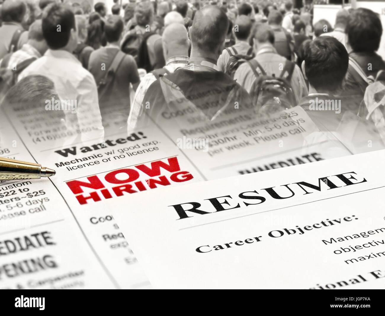 Interview newspaper hi-res stock photography and images - Alamy