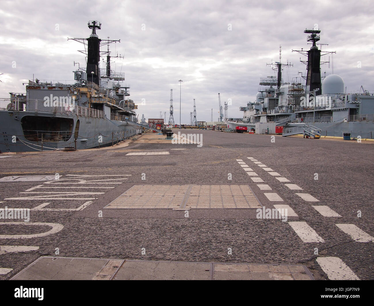 Type 42 air Defence, Guided Missile, destroyers awaiting disposal at ...