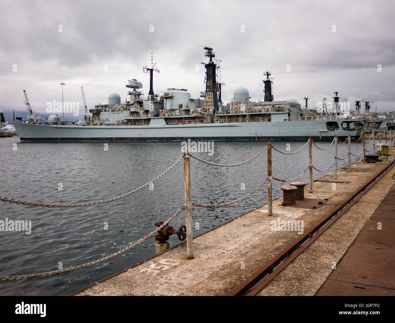 Type 42 air Defence, Guided Missile, destroyers awaiting disposal at ...