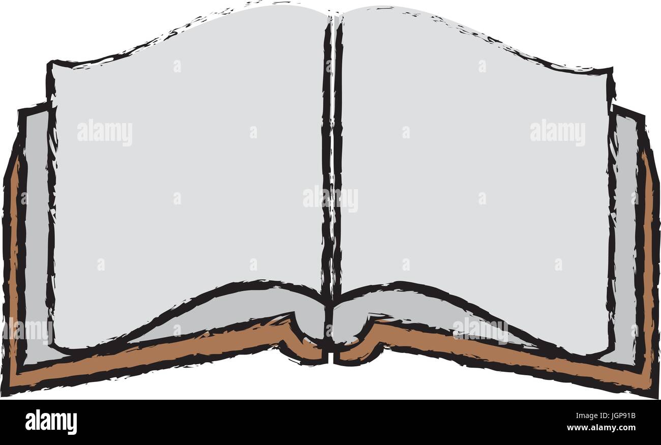 open book literature encyclopedia learn vector illustration Stock ...