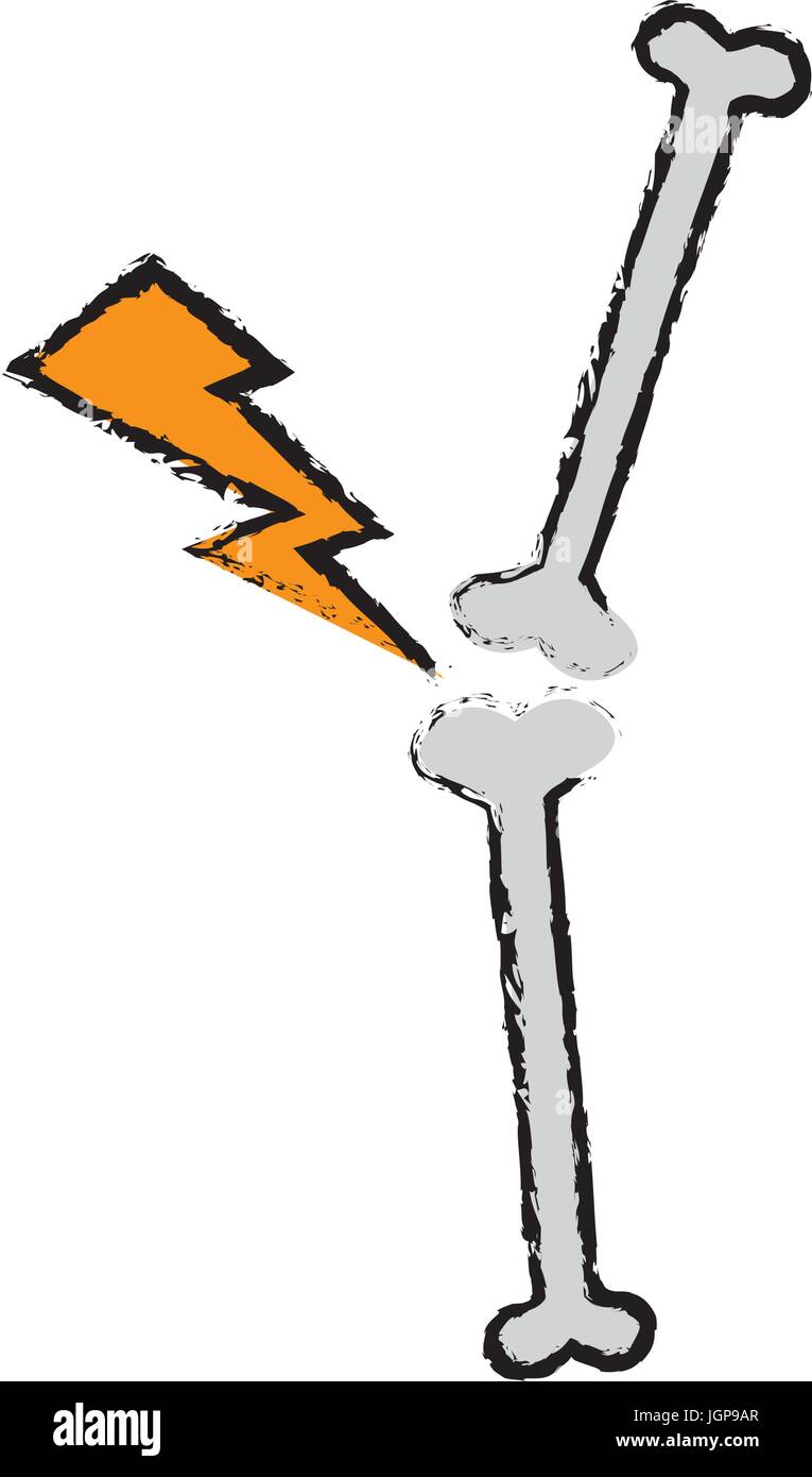 bone human pain anatomical medicine vector illustration Stock Vector ...