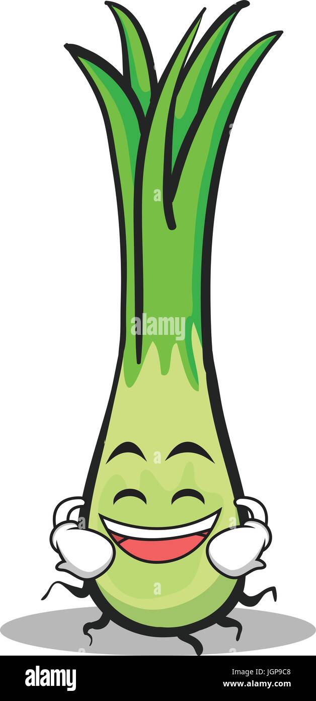 Cartoon illustration funny comic leek Stock Vector Images - Alamy