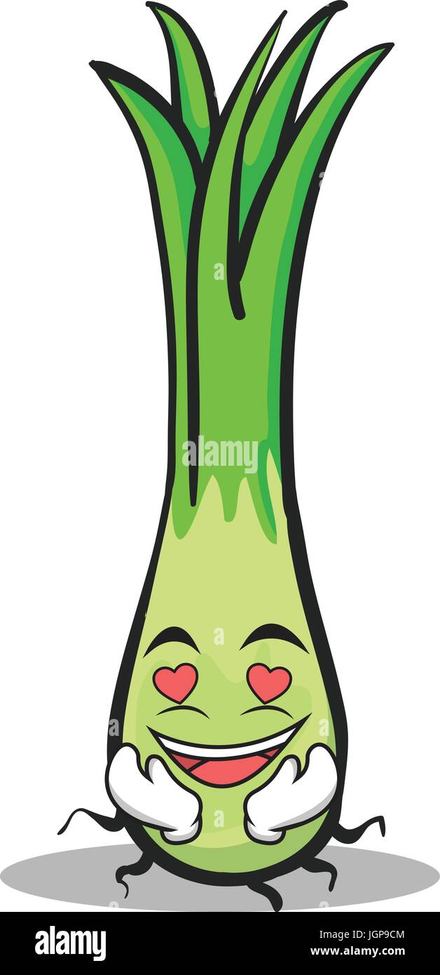 Cartoon illustration funny comic leek Stock Vector Images - Alamy