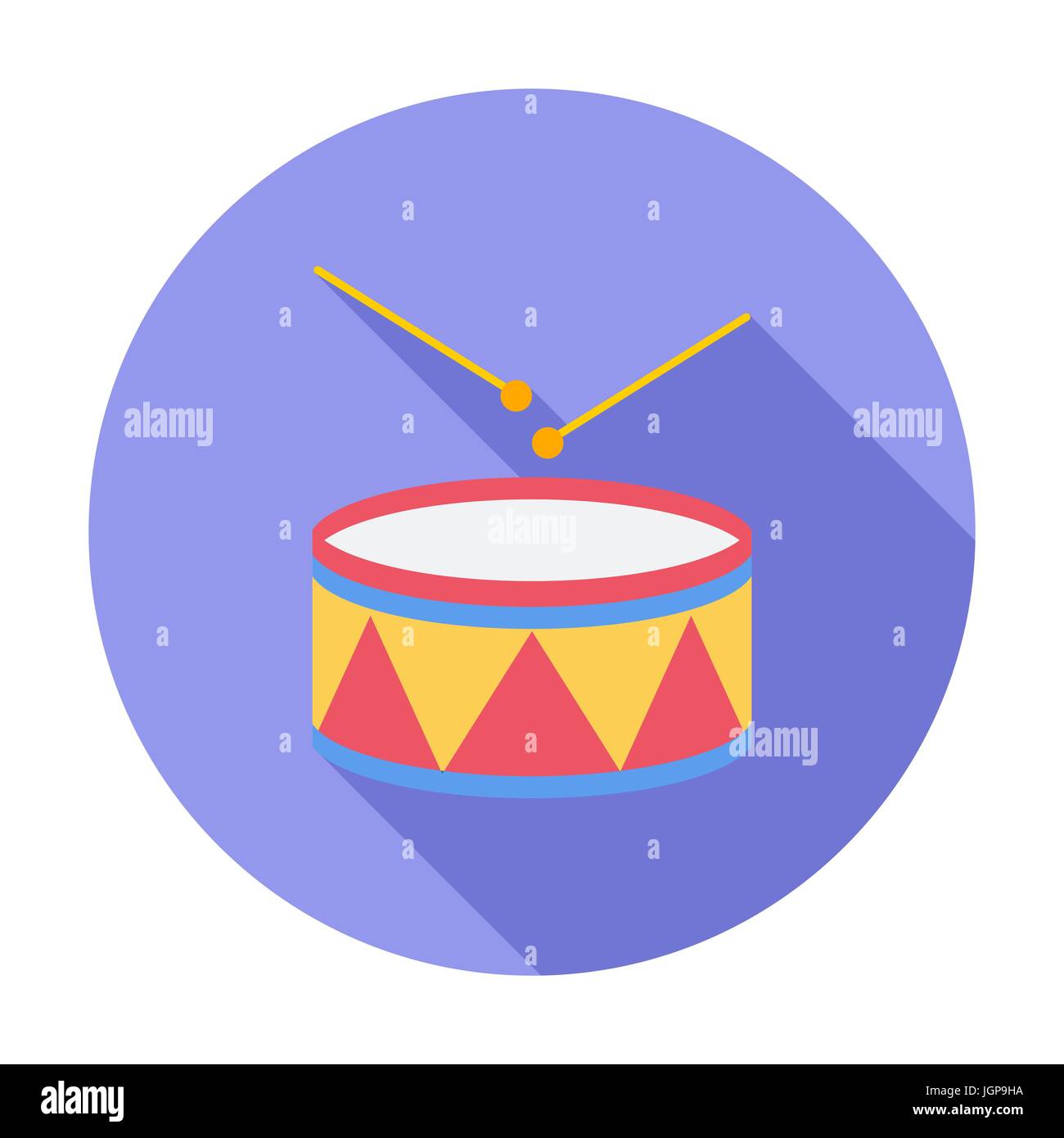 Child with drumstick Cut Out Stock Images & Pictures - Alamy