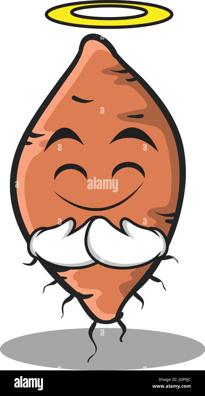 Innocent face yam character cartoon style Stock Vector Image & Art - Alamy
