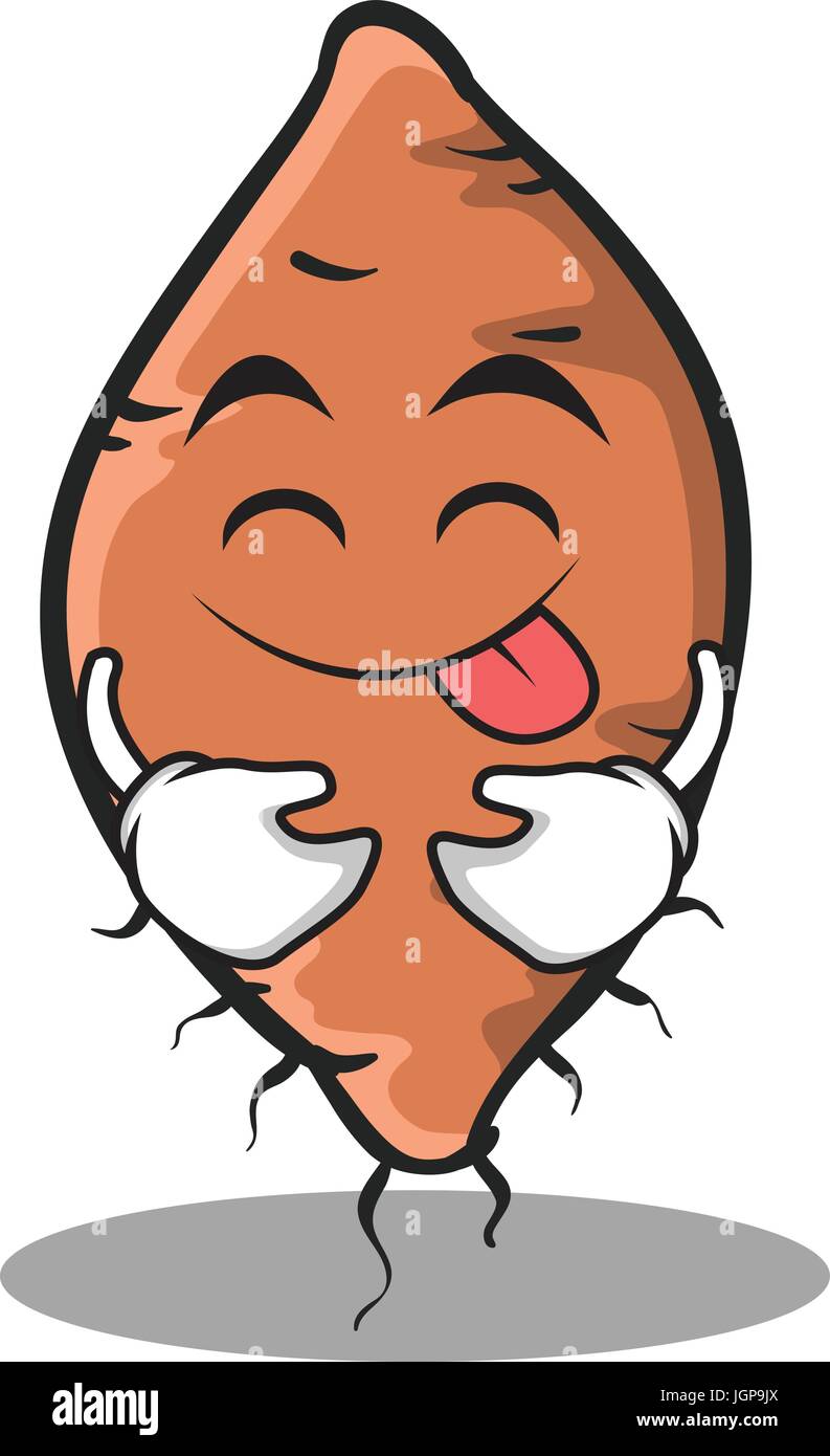 Tongue out yam character cartoon style Stock Vector Image & Art - Alamy