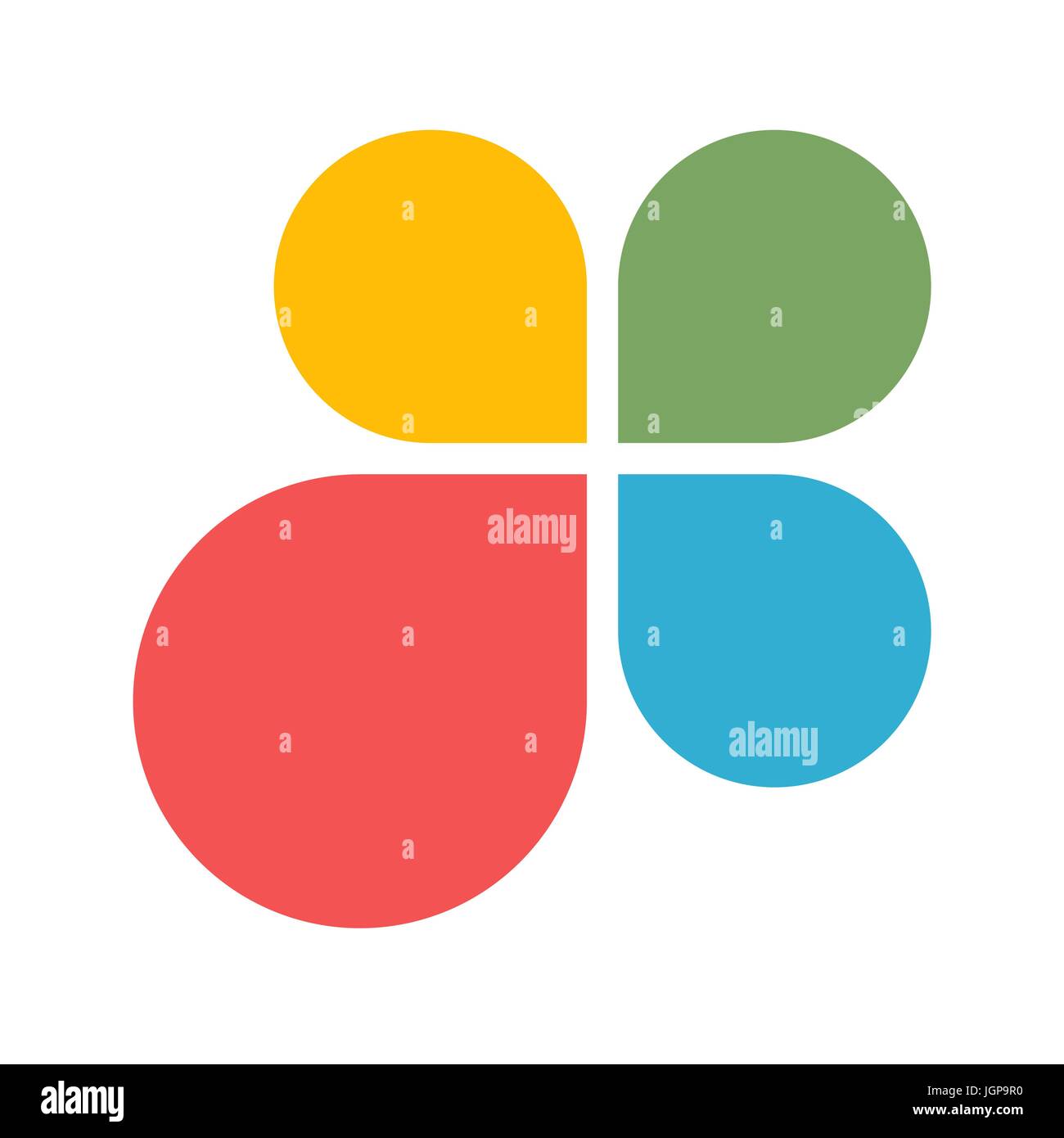 Diagram Area Flat Vector Icon. Flat icon isolated on the white ...
