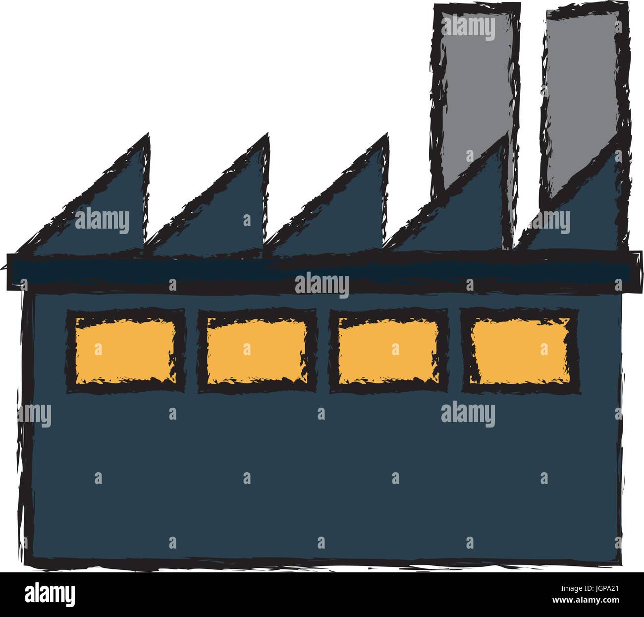 building industrial business ecology environment vector illustration ...