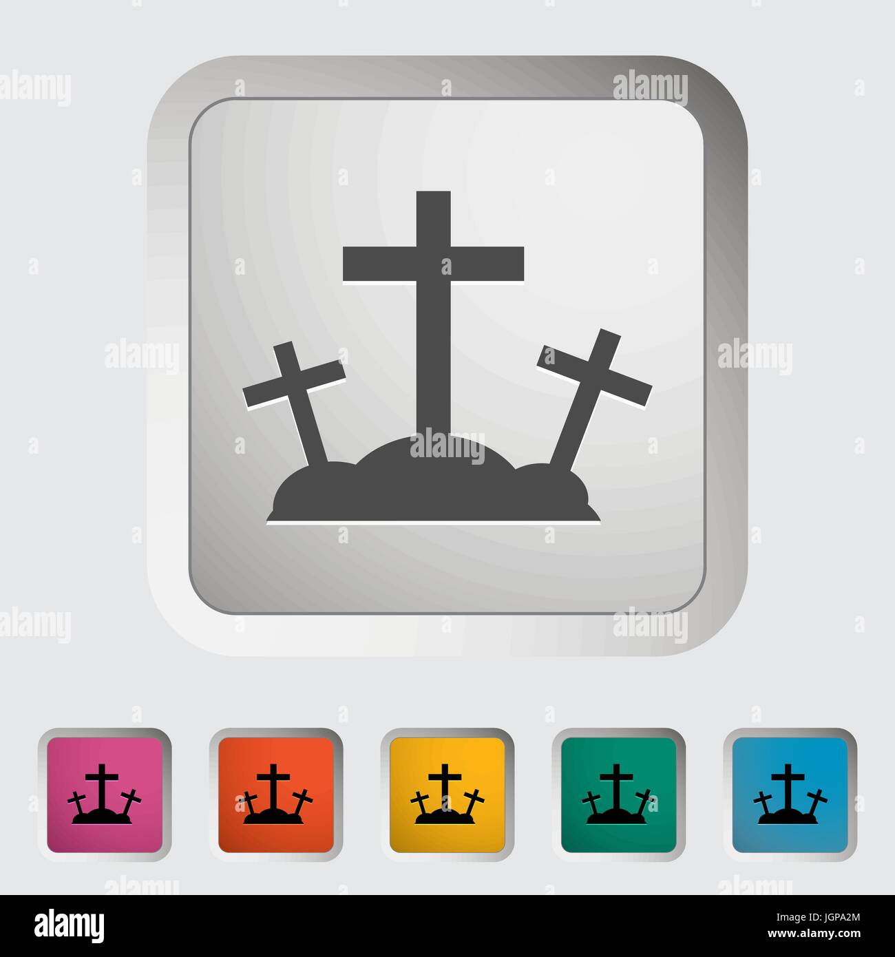 Calvary single icon. Vector illustration Stock Vector Image & Art - Alamy