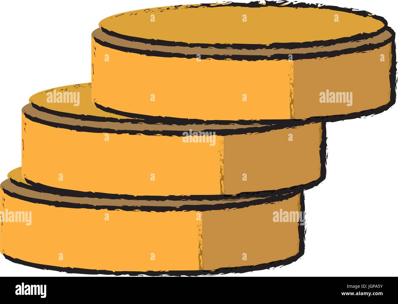 database server information storage disk symbol vector illustration ...